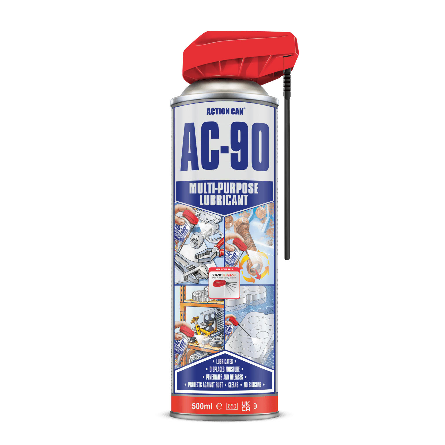 Action Can : Industrial Lubricants, Sprays and Aerosols