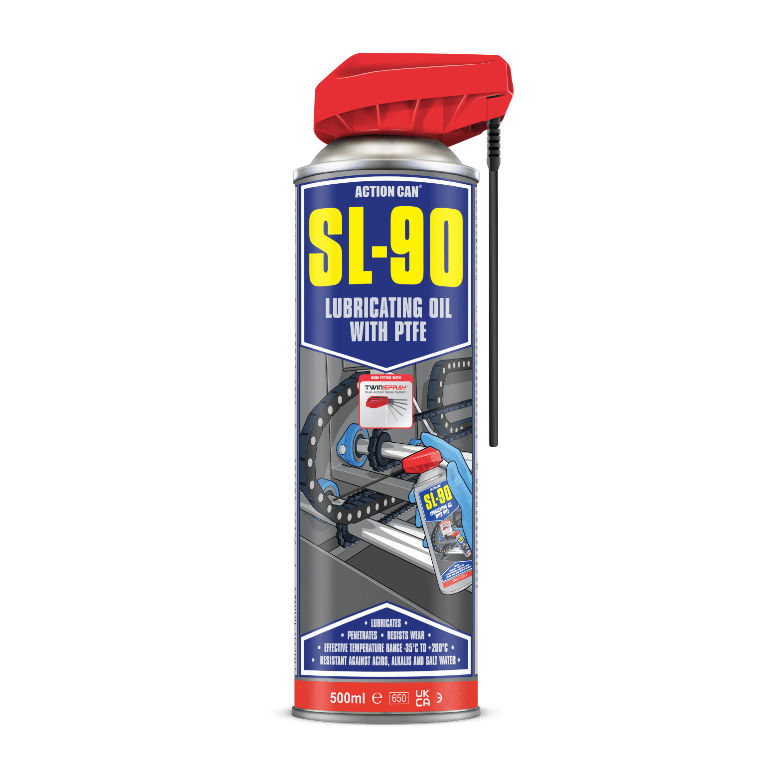 AC-90 Multipurpose Industrial Lubricant Aerosol Spray | Action Can