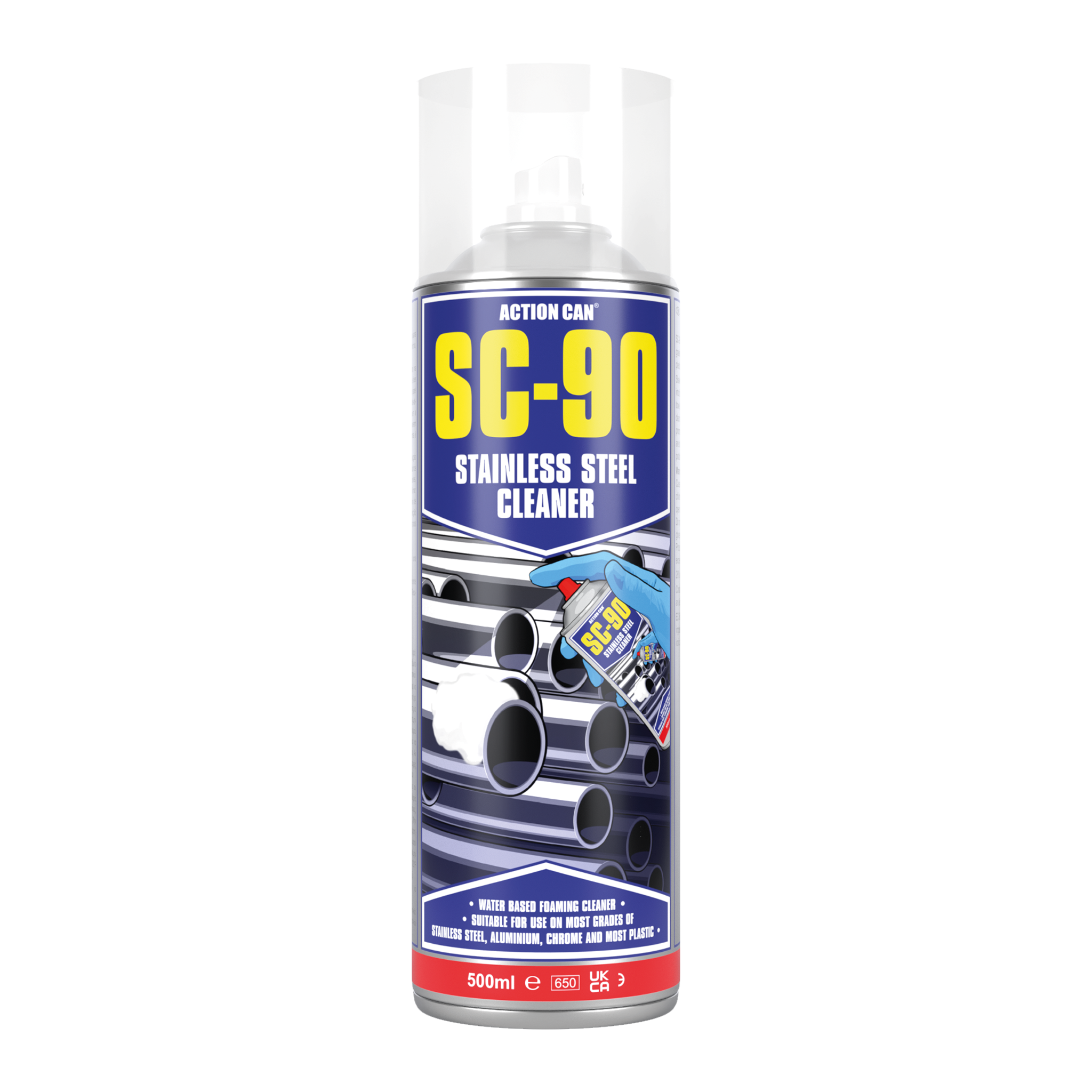 TF-90 Fast Drying Industrial Cleaning Solvent and Degreaser Spray | Action Can
