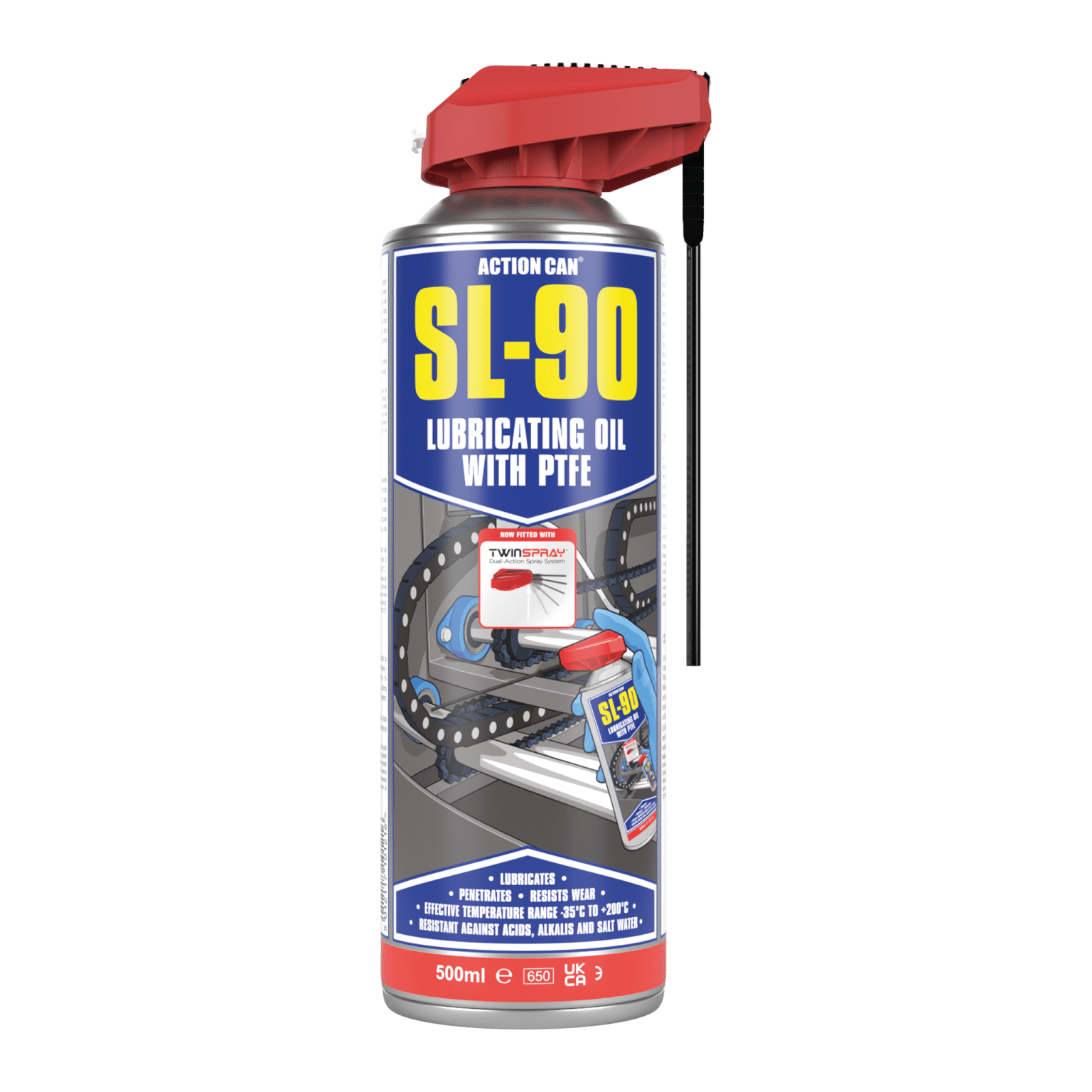 SP-90 Dry Film Silicone Lubricant | Action Can