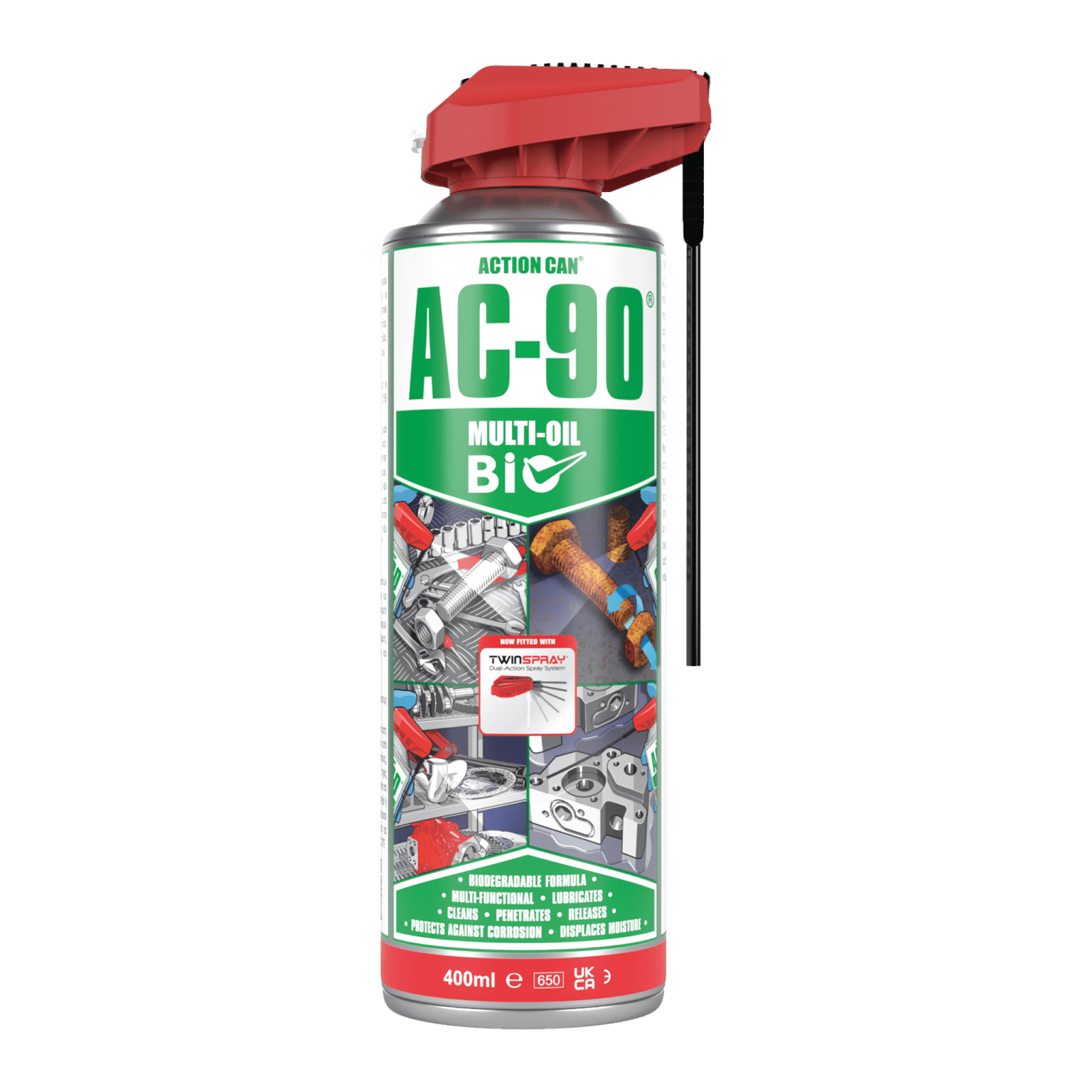 AC-90 Multi-Purpose Lubricant Aerosol Spray | Action Can